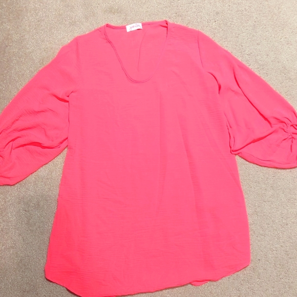 Jess Lea | Tops | Hot Pink Tunic Top | Poshmark